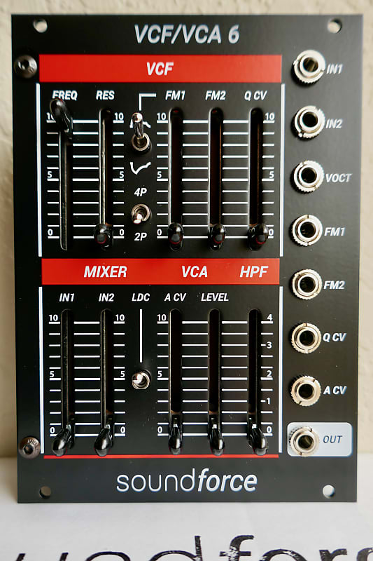 Soundforce VCF/VCA 6 Juno-Style Filter + VCA | Reverb