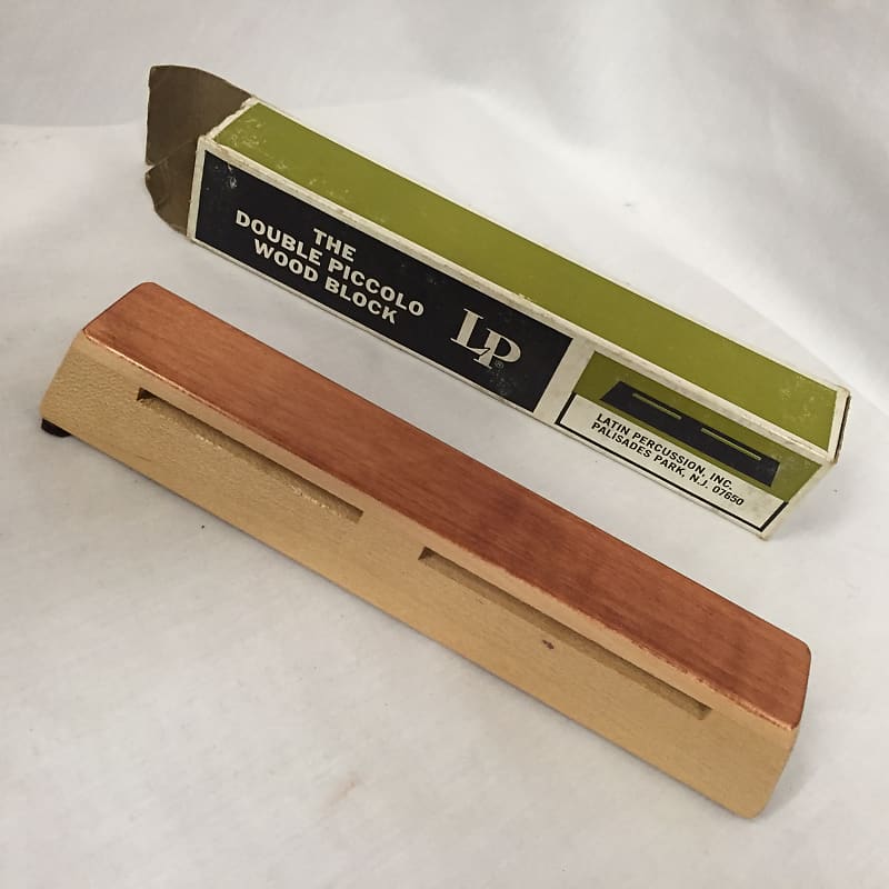 Latin Percussion LP239B Double Piccolo Wood Block 70's | Reverb