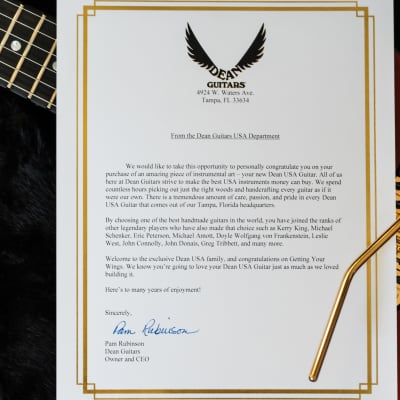 Dean ML USA 2024 NAMM Guitar/Trans Red/Floyd Rose | Reverb