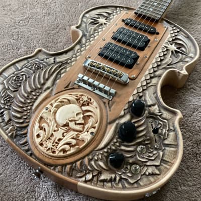 Cryptical Envelopment Carved 2024 Woodruff Custom - DiMarzio, | Reverb