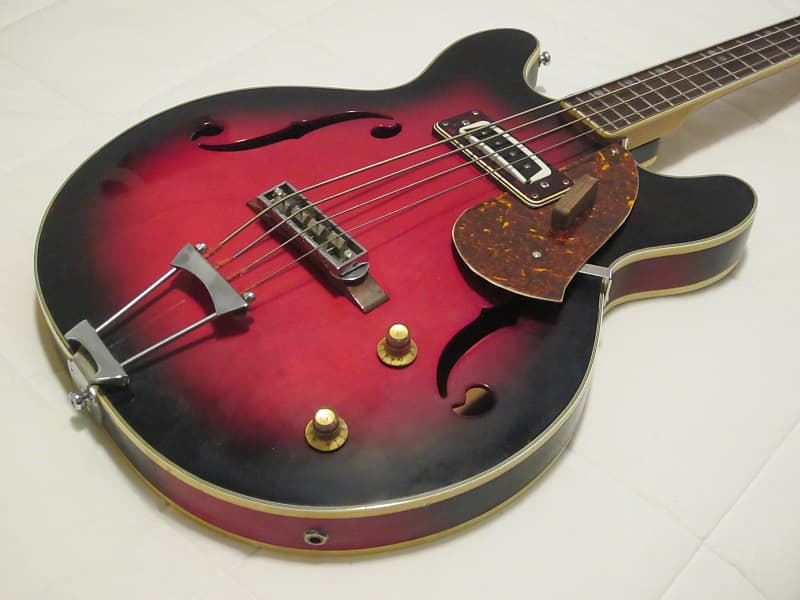 Vintage Conrad Hollow Body Electric Bass Guitar 40095 1960s - | Reverb