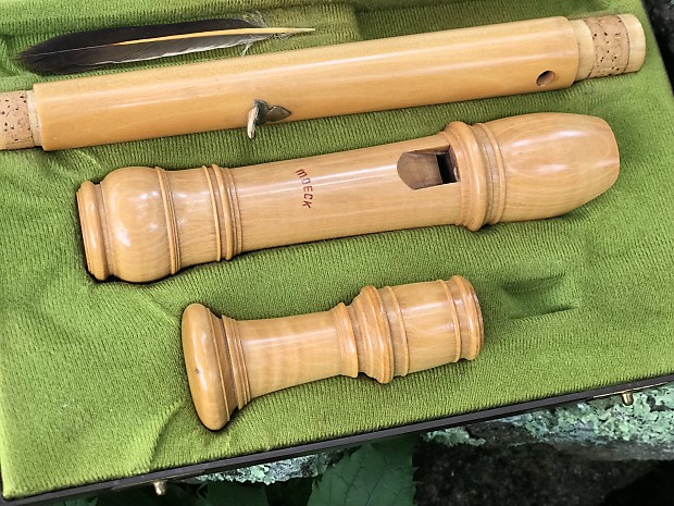1978 Moeck 329 (now 4300) Alto Recorder Maple in Original | Reverb