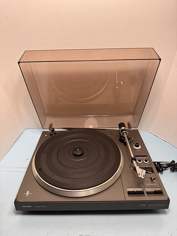 Vintage Philips Electronic 777 Direct Control Record Player | Reverb
