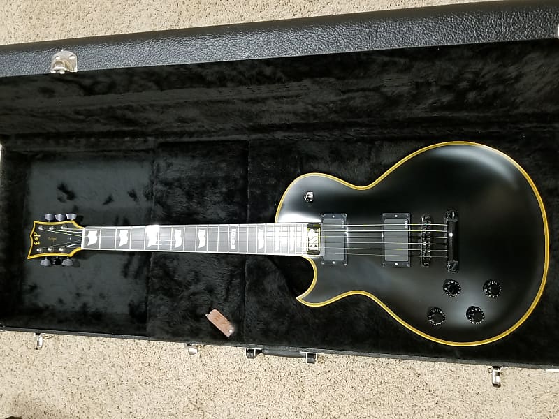 ESP Eclipse Matte Black - Left Handed - Mint Condition | Reverb