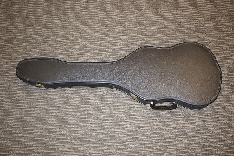 Vintage Chipboard Electric Guitar Case - Black vinyl | Reverb