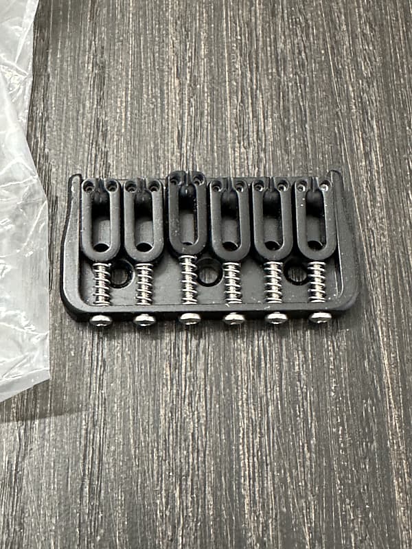 Hipshot 6 String Electric Guitar Hardtail Bridge - Black | Reverb