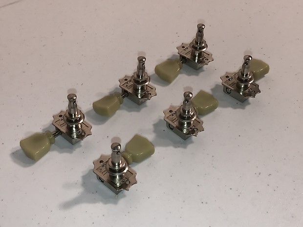 Gibson Deluxe Tuners Ivory/Nickel | Reverb