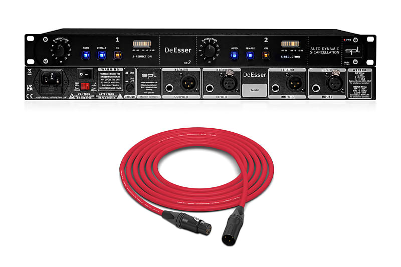 SPL De-Esser Mk2 | De-esser w/ Phase-canceling Technology & | Reverb