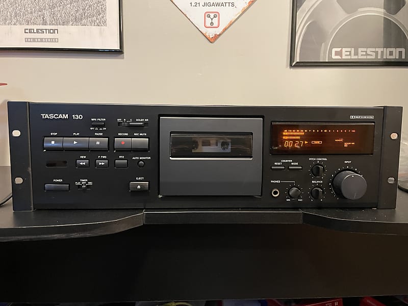 Tascam 130 Professional Stereo Cassette Recording Rackmount | Reverb