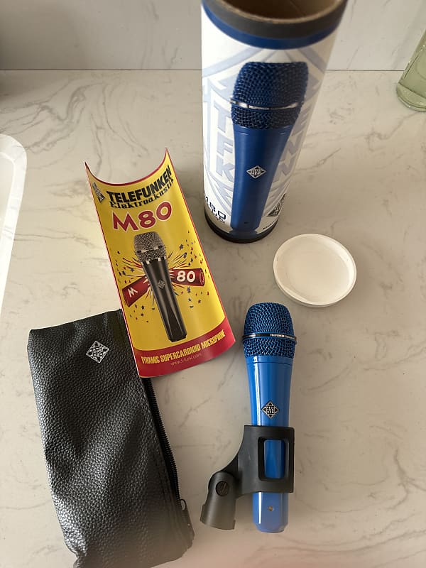 Telefunken Elektroakustic M80 Dynamic Microphone Blue M80 | Reverb