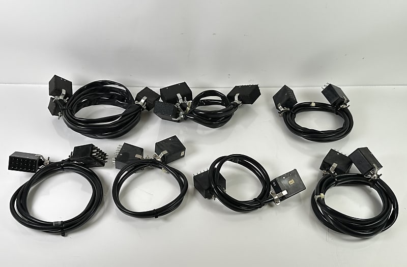 Lot of 7 MCI JH-24 Cables for Tape Recorder Machine | Reverb Canada