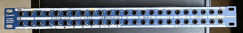 Samson S Patch 48 Balanced Patchbay | Reverb