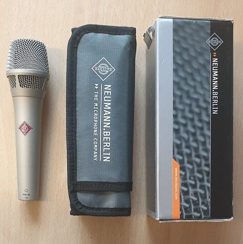 Neumann KMS 104 Condenser Handheld Vocal Microphone Nickel | Reverb
