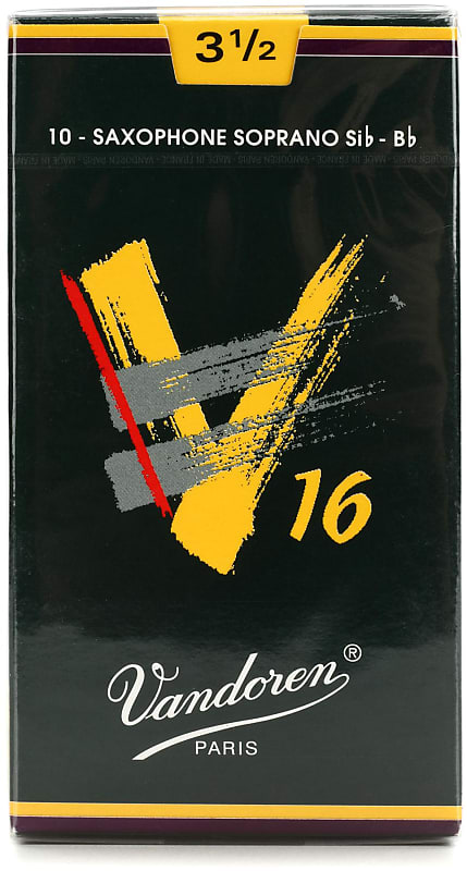 Vandoren SR7135 - V16 Soprano Saxophone Reeds - 3.5 (10-pack) | Reverb