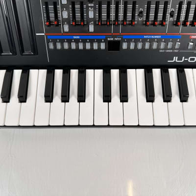 Roland JU-06 Synthesizer with K-25m Keyboard, Wood Panels | Reverb