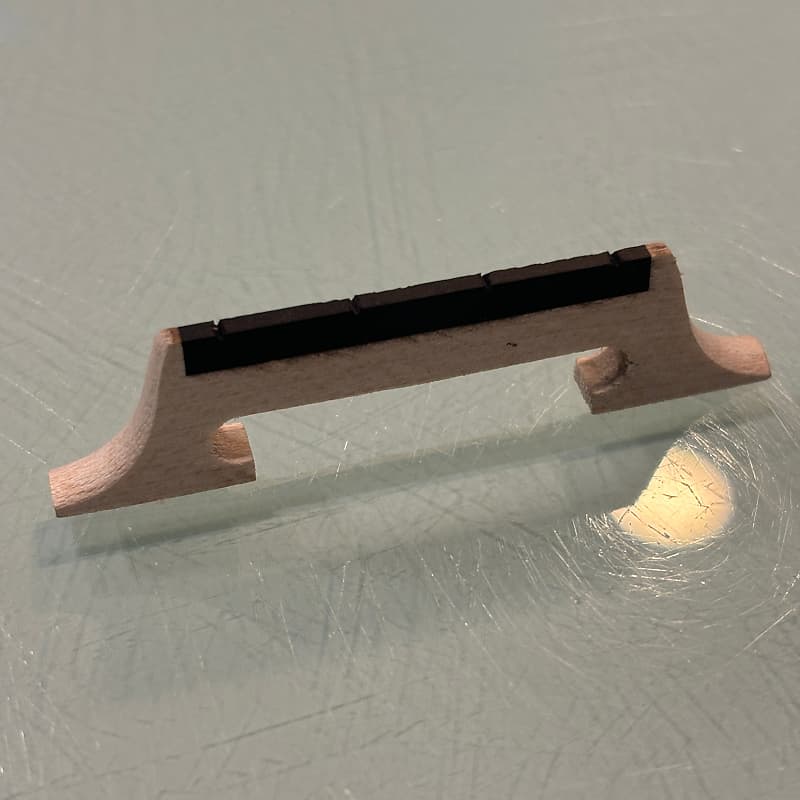Banjo Bridge 5/8 4 String Maple With Ebony Insert | Reverb