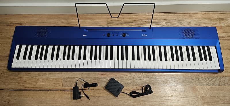 B-Stock - Korg Digital Piano 88-Key Lightweight Liano - Blue | Reverb