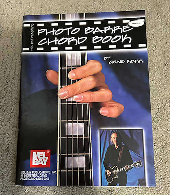 Photo Barre Chord Book by Gene Kerr Sheet Music Reference | Reverb