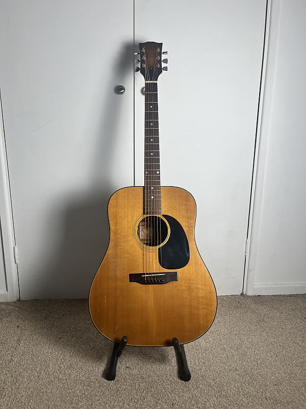 Gibson Blue Ridge 1974 Natural Vintage Acoustic Guitar | Reverb UK