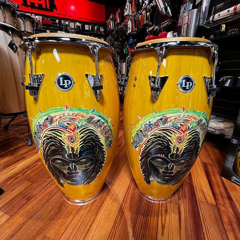 LP Latin Percussion Santana Africa Speaks Conga Tumba set | Reverb
