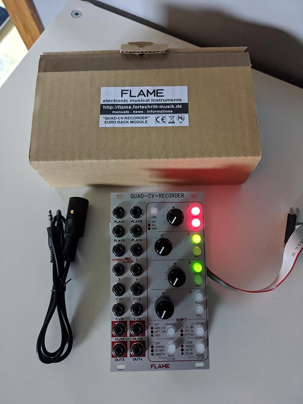 Flame Quad CV Recorder 2020s - Record 60 Minutes of CV per | Reverb