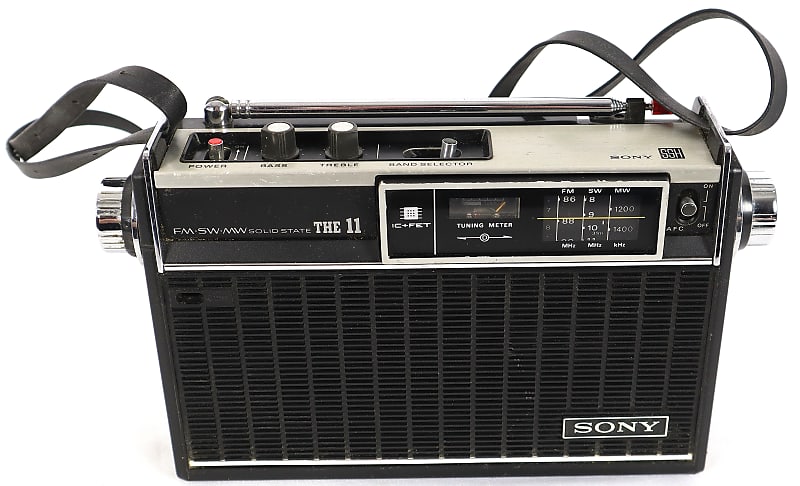 Vintage Sony Japan CF-1100 The 11 Portable Radio FM/SW/MW | Reverb