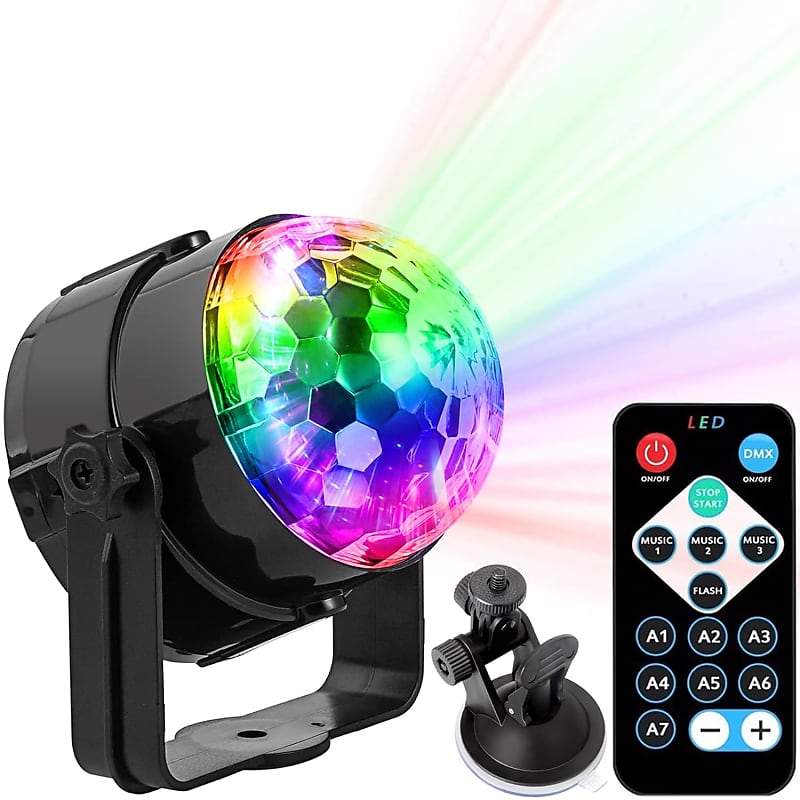 Disco Ball Party Lights Sound Activated Strobe Light With 13 | Reverb