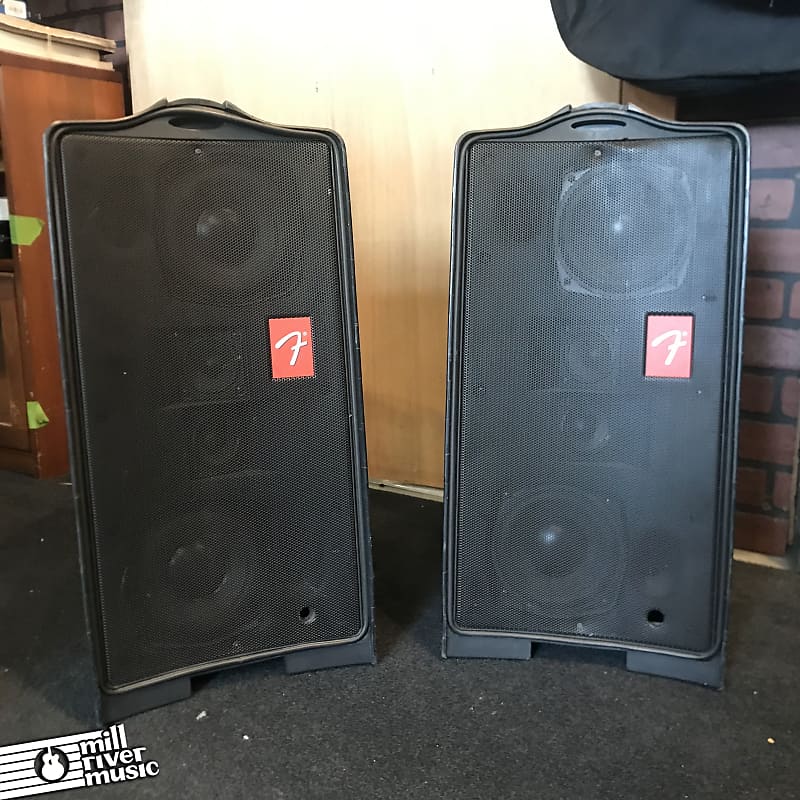 Fender Passport Deluxe Portable PA Speakers Pair | Reverb