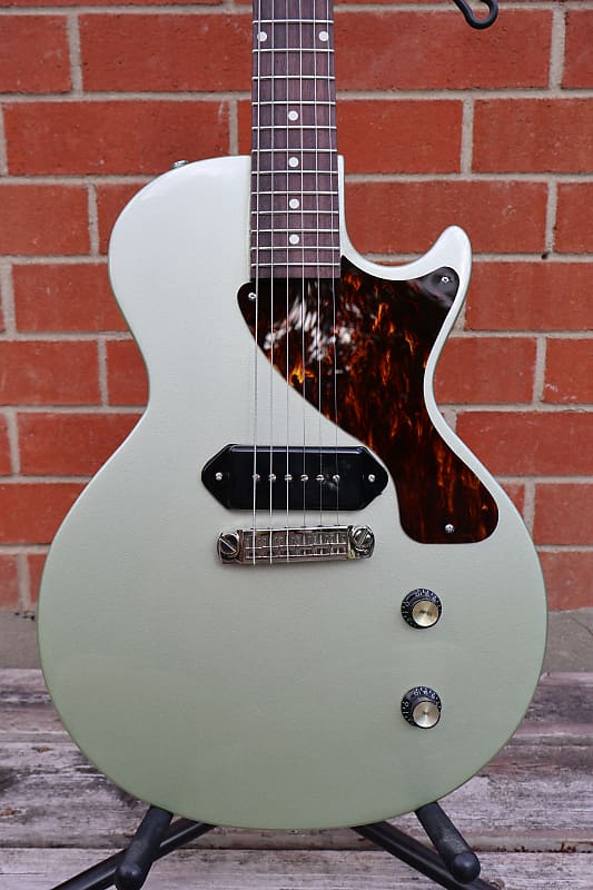 FLASH SALE! Brown Bear Guitars Korina Les Paul Junior - Sage | Reverb