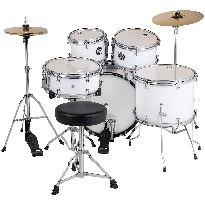 ddrum D1 Jr 5-Piece Complete Kit White w/ cymals | Reverb