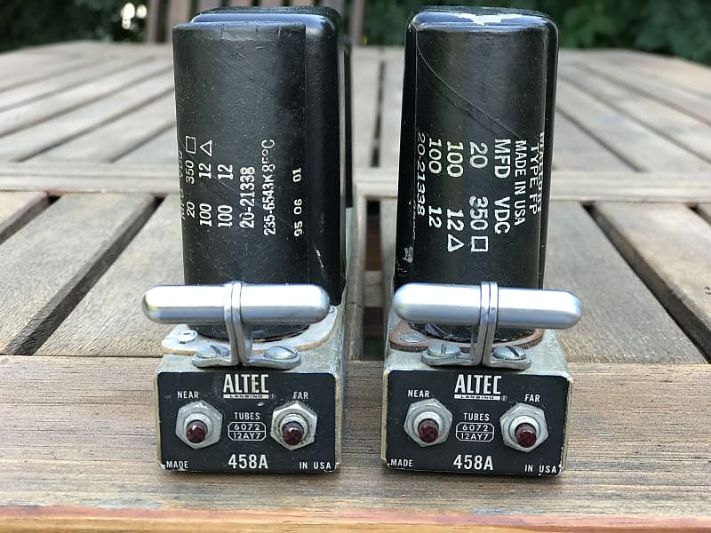 (2) Vintage Altec 458A Tube Pre-Amps From 1960’s | Reverb Canada