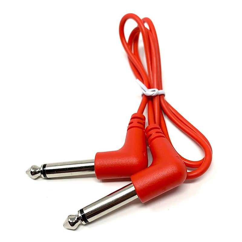 Tendrils Cables Right Angled 1/4" Jack to 1/4" Jack Patch | Reverb UK