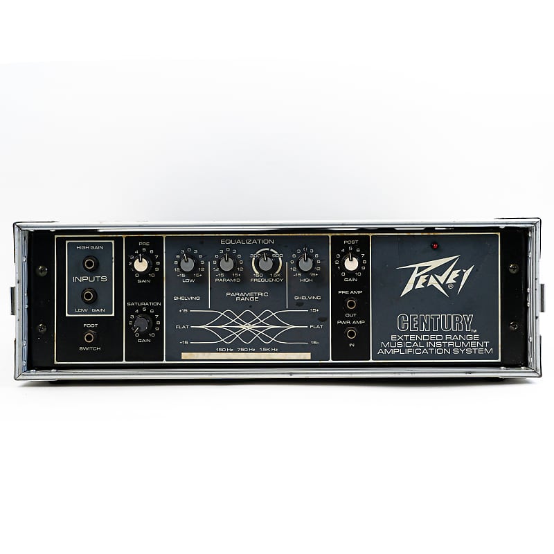 1982 Peavey Century Solid State Bass Amplifier Head - | Reverb