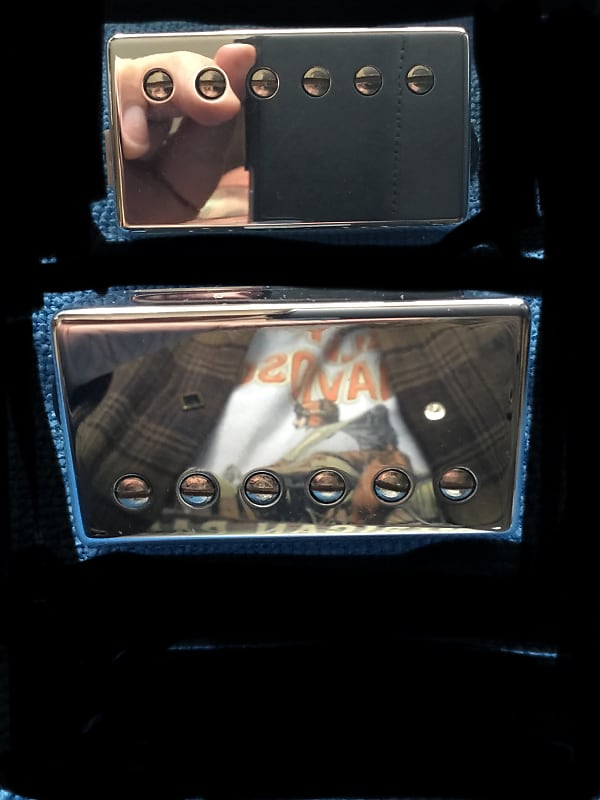 Gibson Pro Bucker Matched Pickup Set Chrome | Reverb