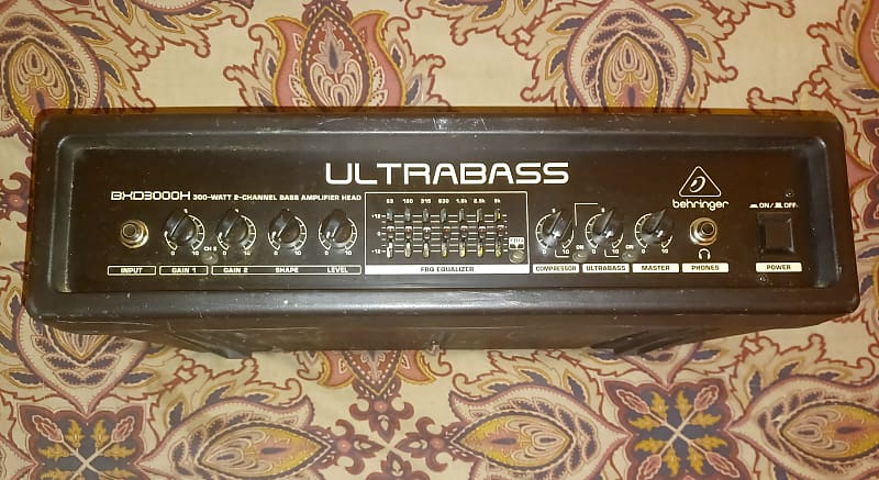 Behringer BXD3000H Bass Guitar Amplifier Head, Class-D , | Reverb