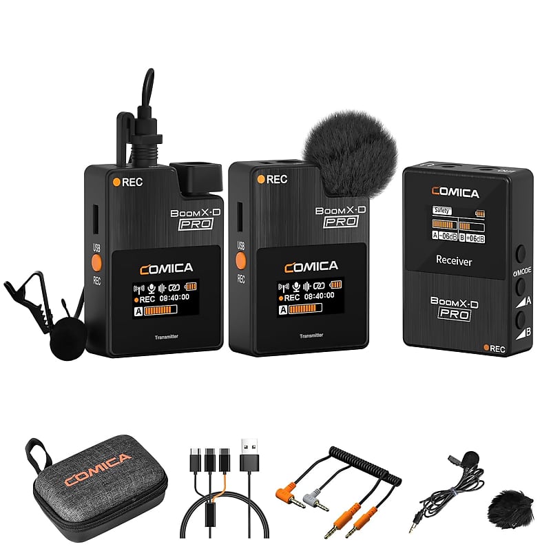 Wireless Microphone, Boomx-D Pro 2.4G Onboard Recording | Reverb
