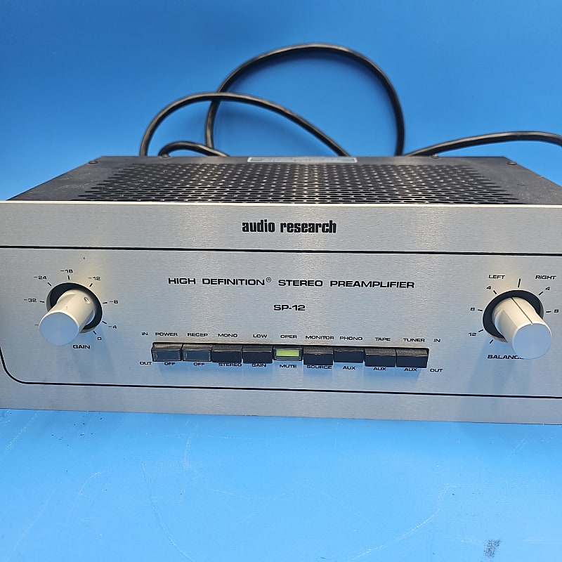 Audio Research SP-12RM Tube Stereo Rack Mount Preamp w/ Phono | Reverb