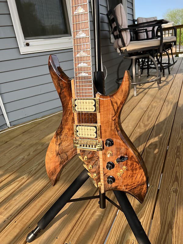 B.C. Rich Bich 10 String 2019 - Natural Clear Polyester | Reverb