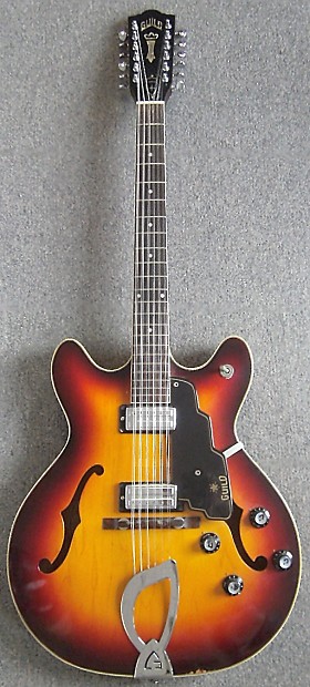 1966 Guild Starfire XII 12 String Semi-Hollow Electric Guitar | Reverb