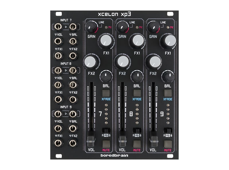 Boredbrain Music Xcelon xp3 3-Channel Stereo Mix Expander | Reverb