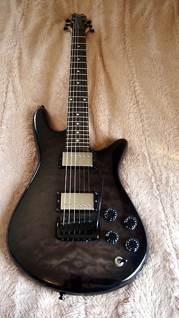 Spector Arc 6 Pro Electric Guitar Black Quilted Maple Tremolo | Reverb