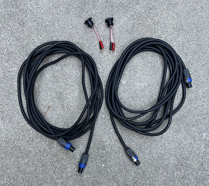 Neutrik Speakon NL4FX 25’ Speaker Cables (pair) | Reverb