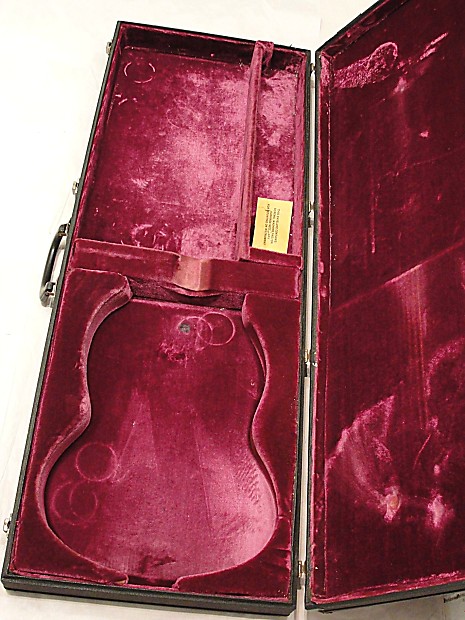 Gibson 1972 Gibson SG Square Hardshell Case Purple Interior | Reverb