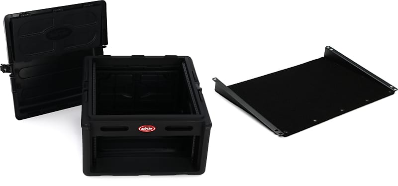 SKB 1SKB-R104 10U x 4U Mixer Rack Case Bundle with SKB | Reverb