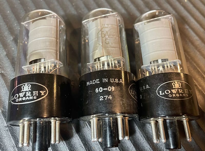 Lowrey 6V6 Power Tube USA (set of 3) | Reverb