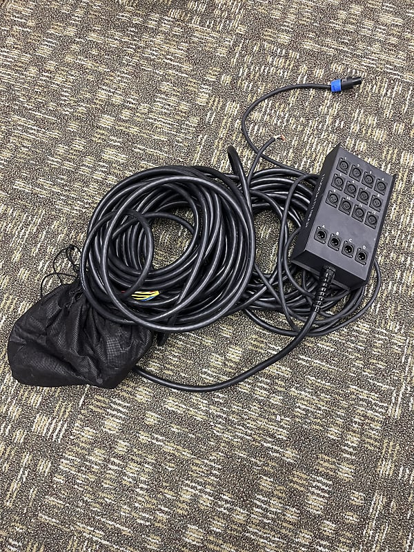 Musician's Gear Stage Snake 12 x 4 100 ft. | Reverb