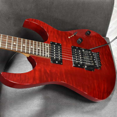 Ibanez RG 320 QS - 2000 Red Wave gloss with Floyd Rose | Reverb UK