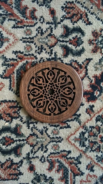 Lute Hole Soundhole Feedback Reducer Walnut | Reverb