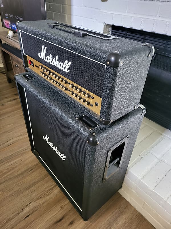 Marshall Jvm410h / 1960B Black Straight Half-Stack | Reverb