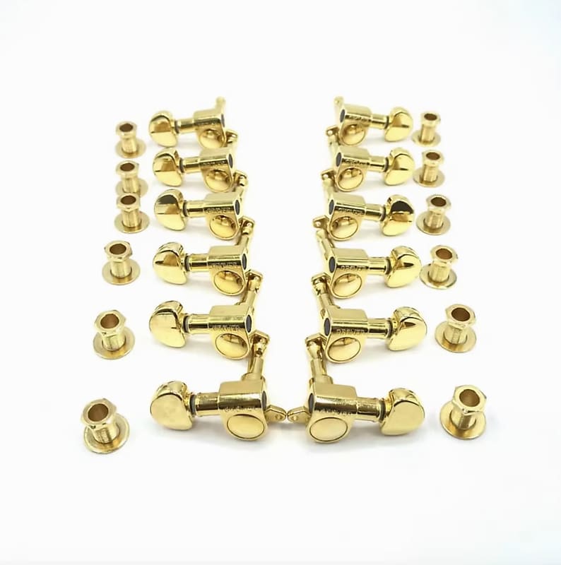 Grover Gold 12 String Guitar Tuning Pegs Machine Heads | Reverb Canada